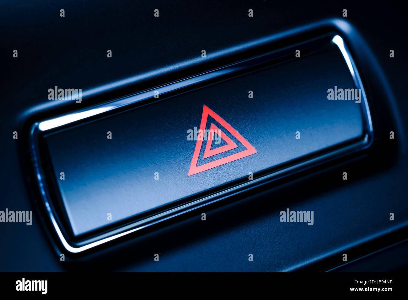 Fahrzeug, Auto Gefahren Warnung Blinker Taste mit sichtbaren roten ...