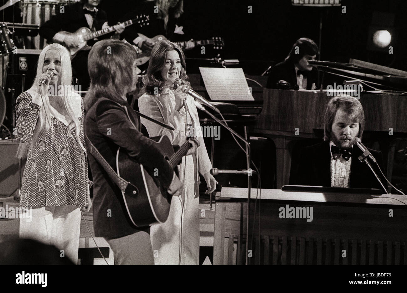 ABBA in der schwedischen Selecion zum Eurovision Song contest 1973 ...