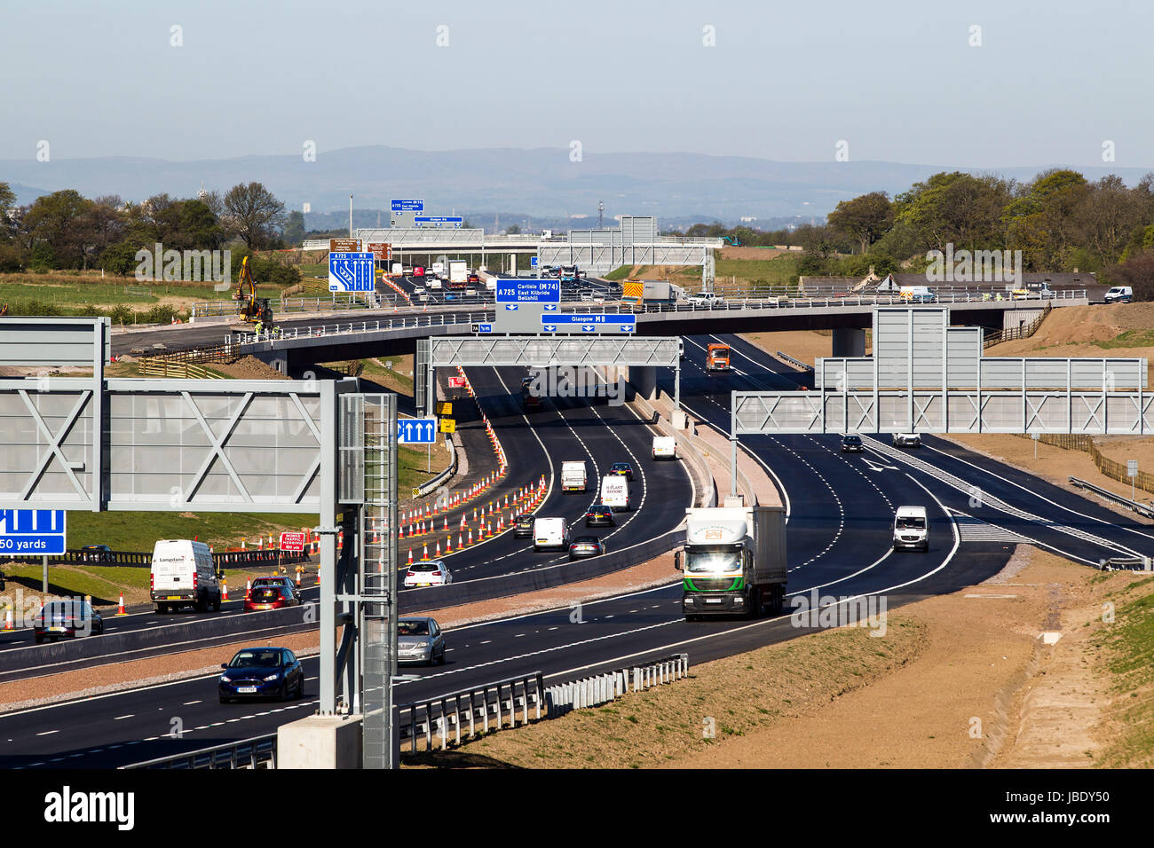 M74 motorway -Fotos und -Bildmaterial in hoher Auflösung – Alamy