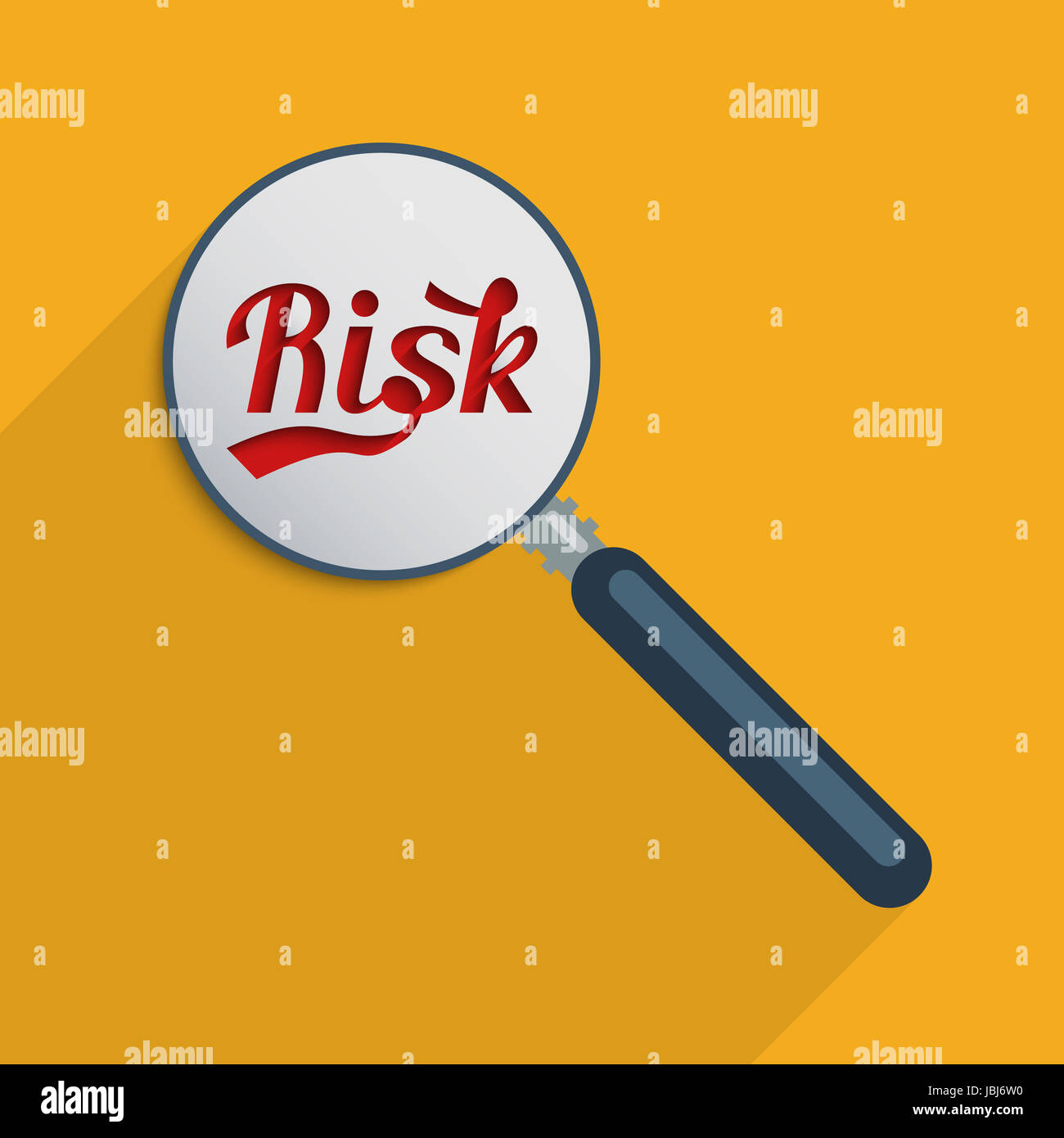 Risk management icon flat icon -Fotos und -Bildmaterial in hoher ...