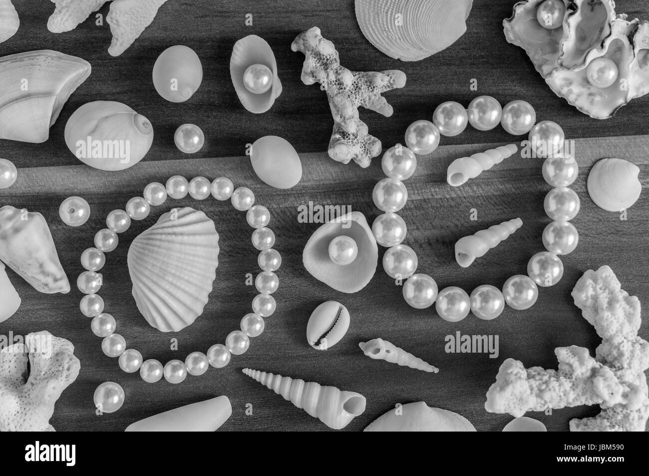 Mussel With Pearls Stockfotos und -bilder Kaufen - Alamy