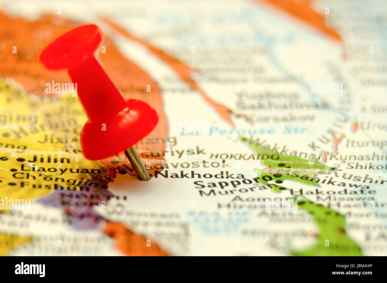 Russland karte pin -Fotos und -Bildmaterial in hoher Auflösung – Alamy