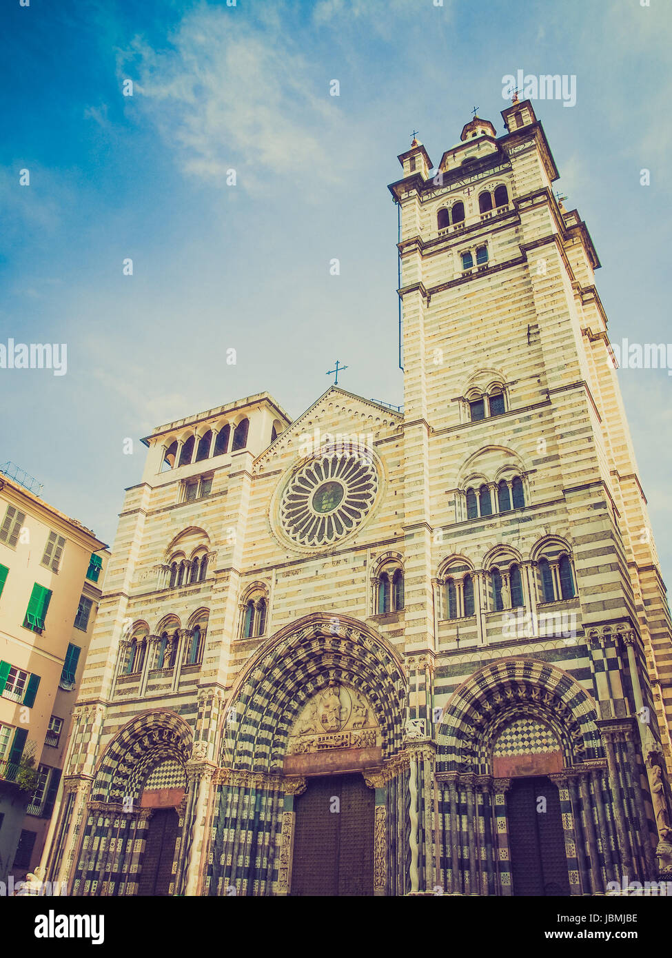 Jahrgang suchen Genua Kathedrale aka Duomo di Genova oder Cattedrale di San Lorenzo Sitz von ...