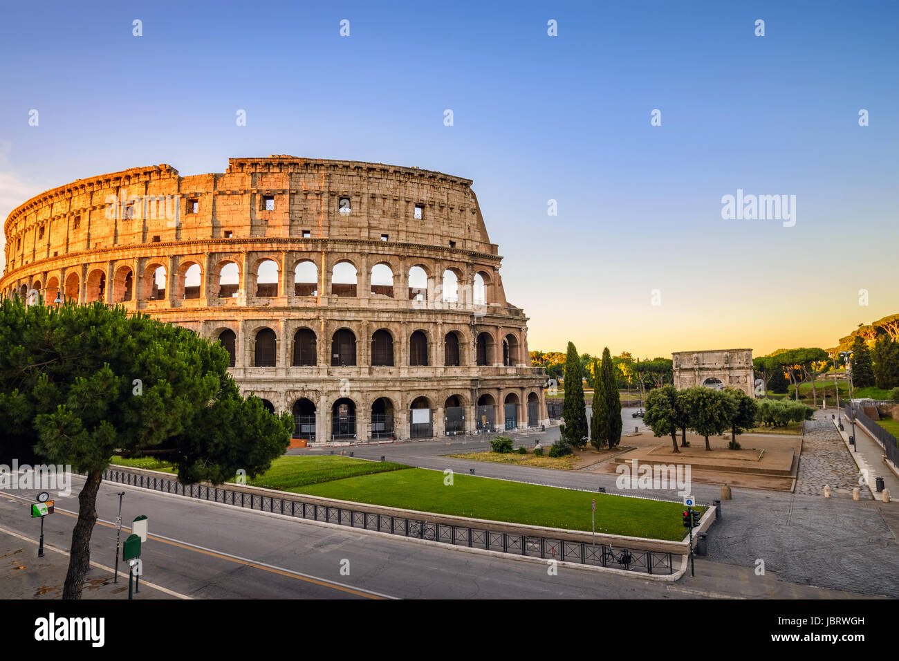 Kolosseum in Rom (Roma Kolosseum), Rom, Italien Stockfotografie - Alamy