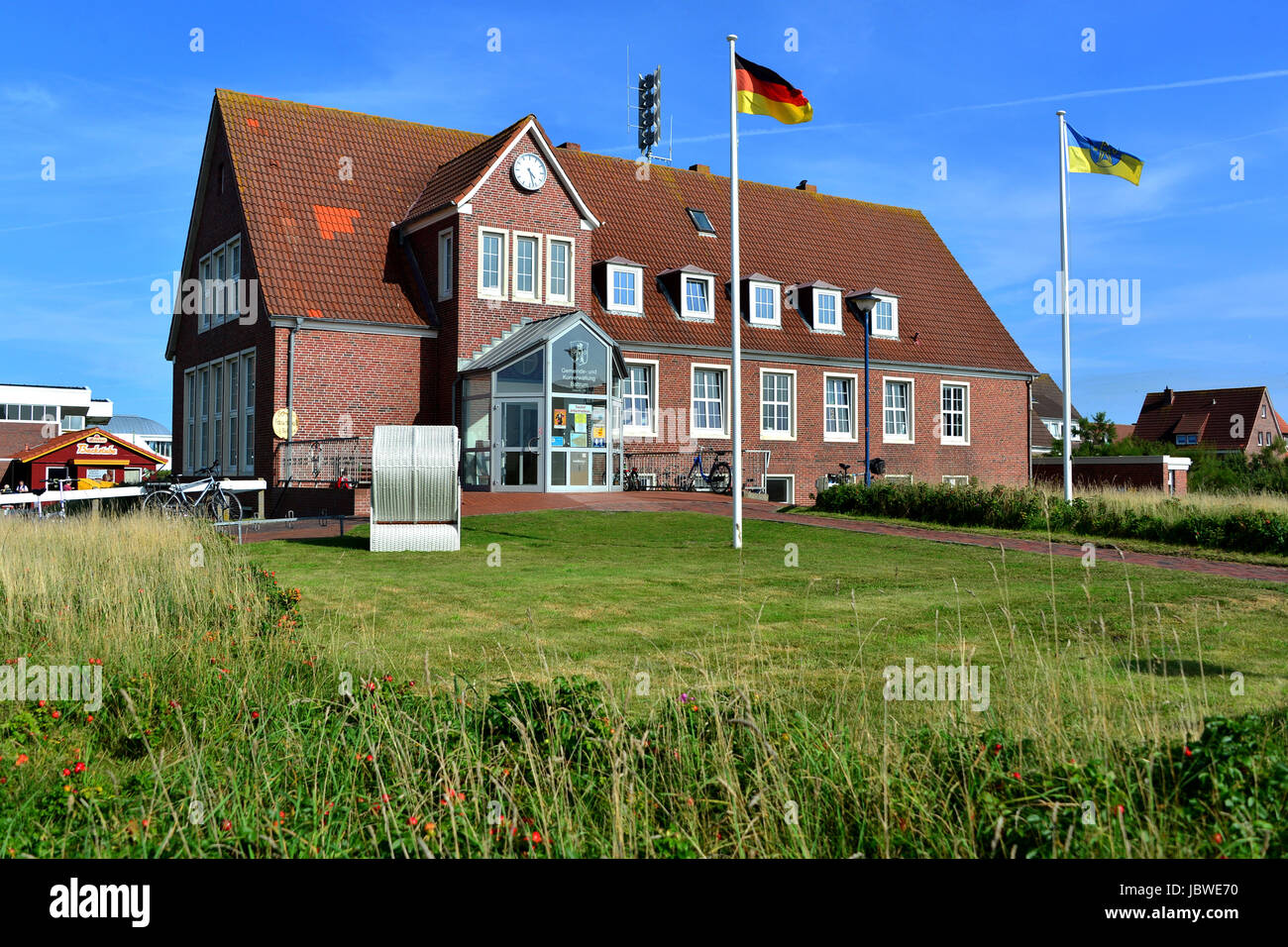 Baltrum, Deutschland, Aufbau von Spa Management an der Nordsee Baltrum ...
