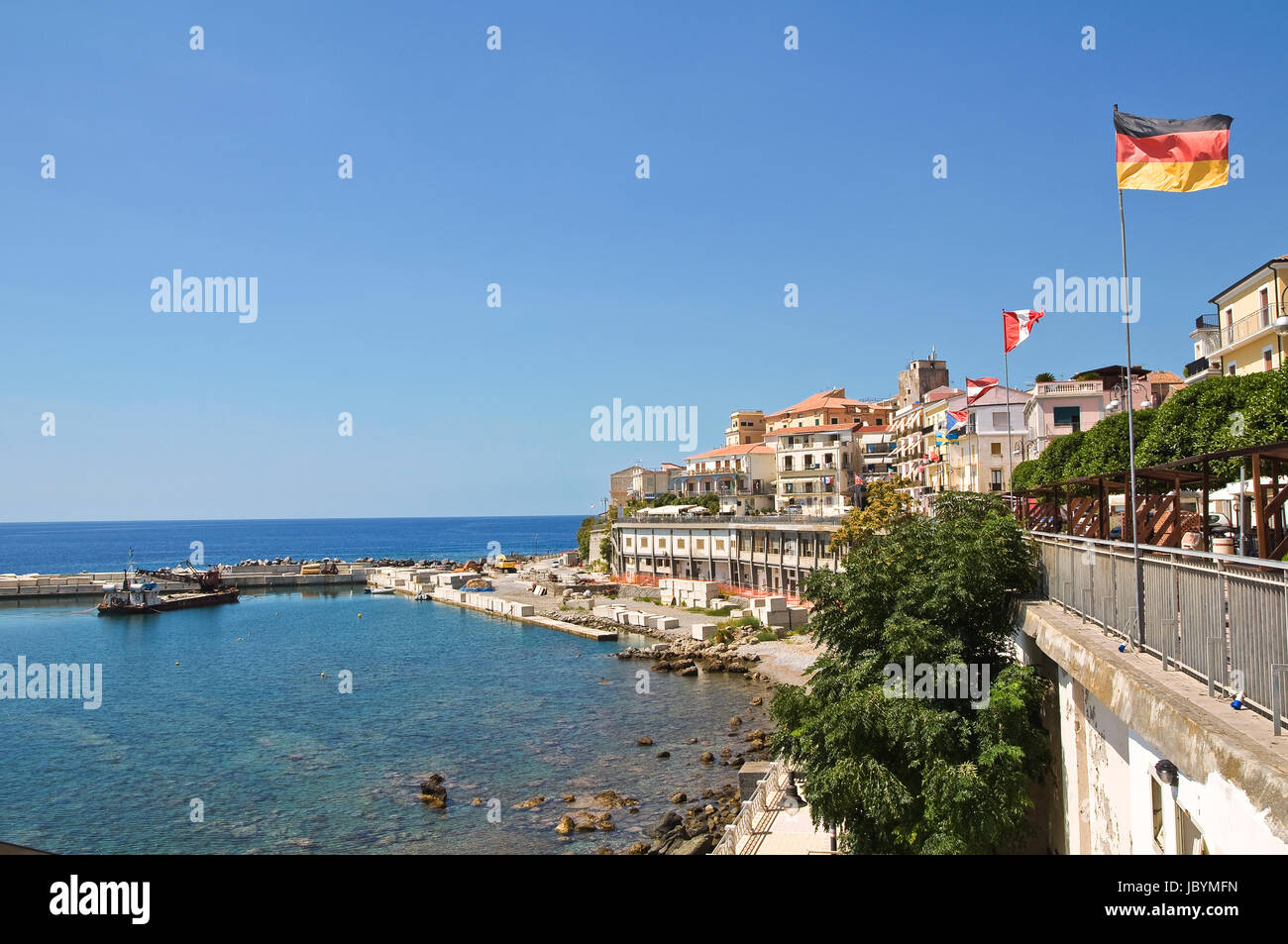 Panoramablick von Diamante. Kalabrien. Italien Stockfotografie - Alamy