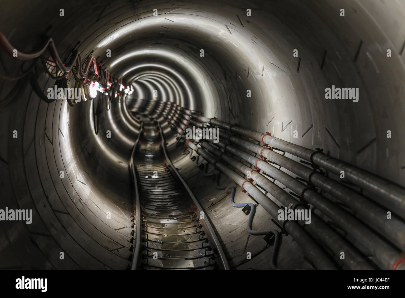 Emscher Emscher-Umbau, neue Kanalisation, Vortrieb, Abwasser ...