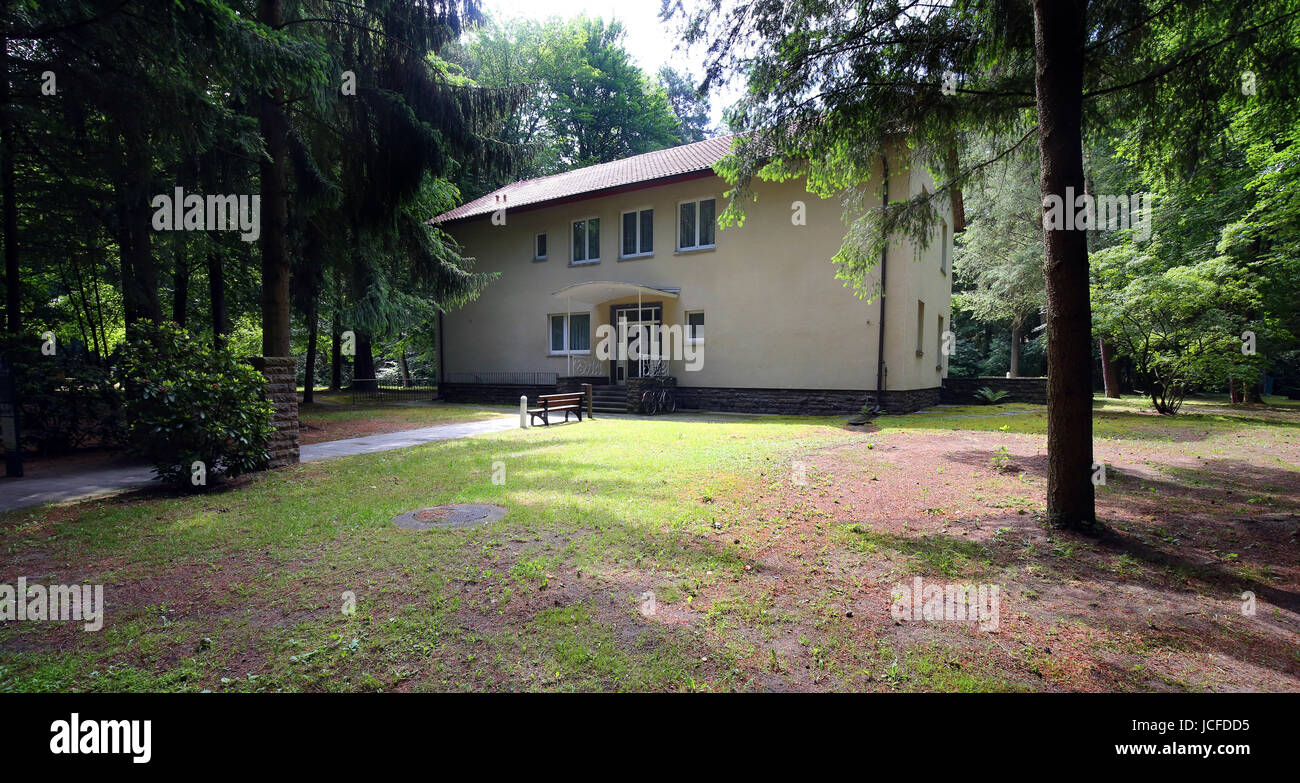 Das Haus von Erich Honecker, Vorsitzender des Staatsrates der Deutschen ...