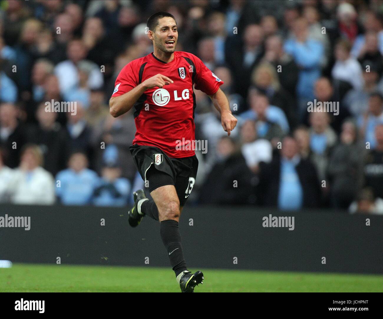 CLINT DEMPSEY FULHAM FC MANCHESTER CITY V FULHAM CITY OF MANCHESTER ...