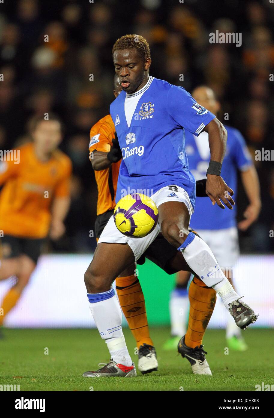 LOUIS SAHA EVERTON FC HULL CITY V EVERTON KC STADIUM, HULL, ENGLAND 25 ...