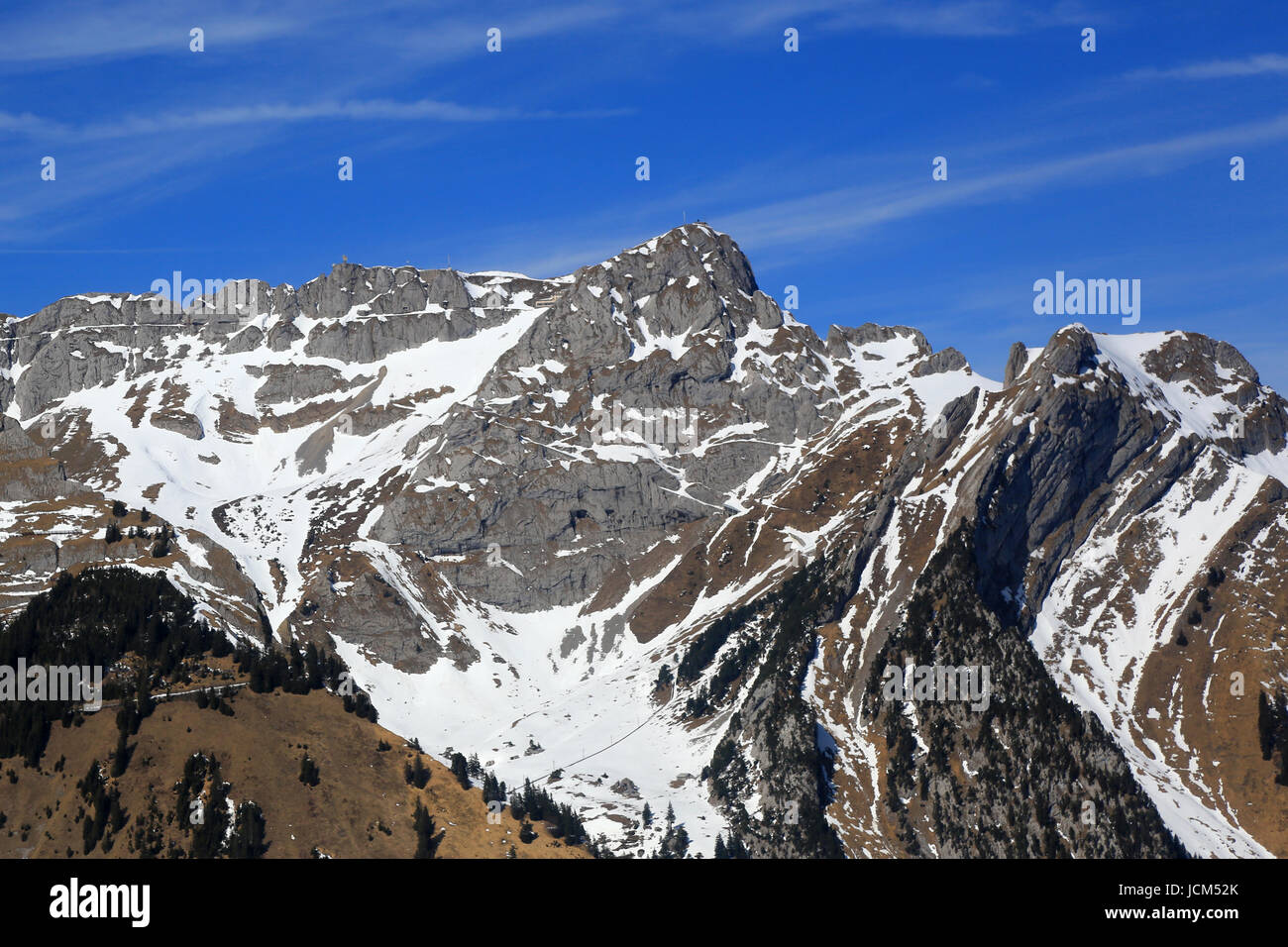 Pilatus Berg der Schweiz Schweizer Alpen Berge Luftbild Fotografie Foto ...