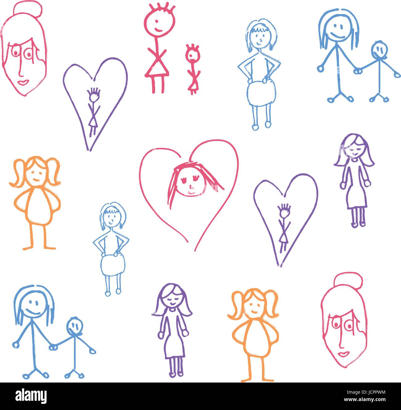 Hand gezeichnete skizze Stock-Vektorgrafiken kaufen - Alamy