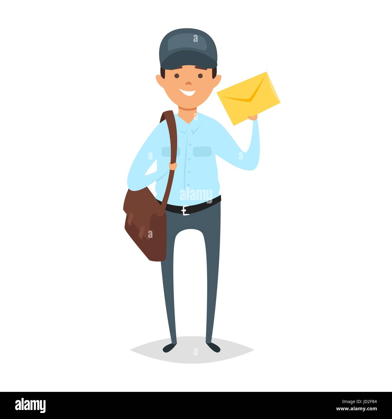 Postboy vektorvektoren -Fotos und -Bildmaterial in hoher Auflösung – Alamy