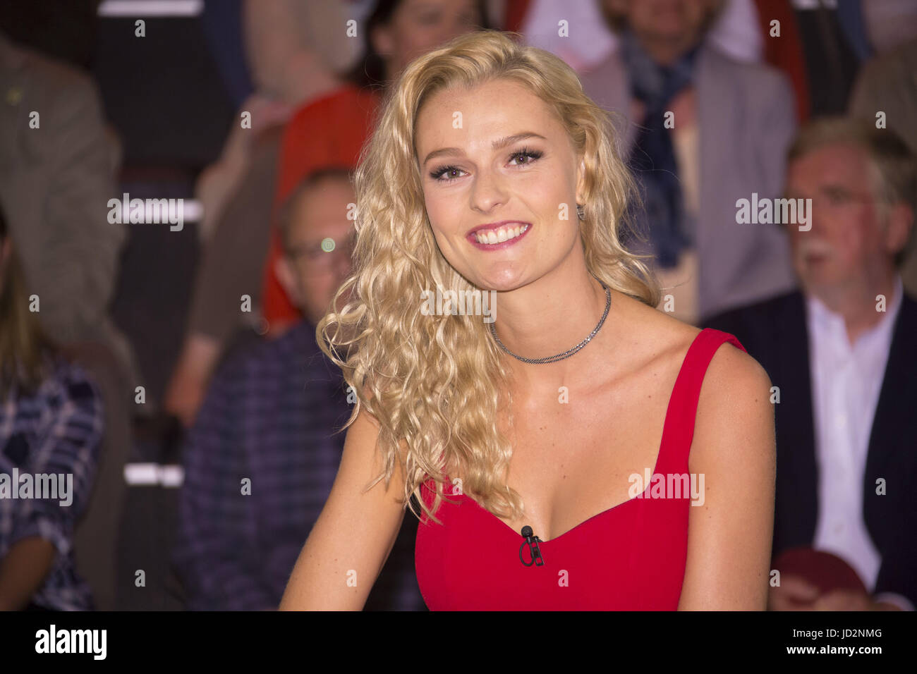 Deutschen ZDF TV Talkshow Markus Lanz bei Fernsehmacher-Studio mit ...