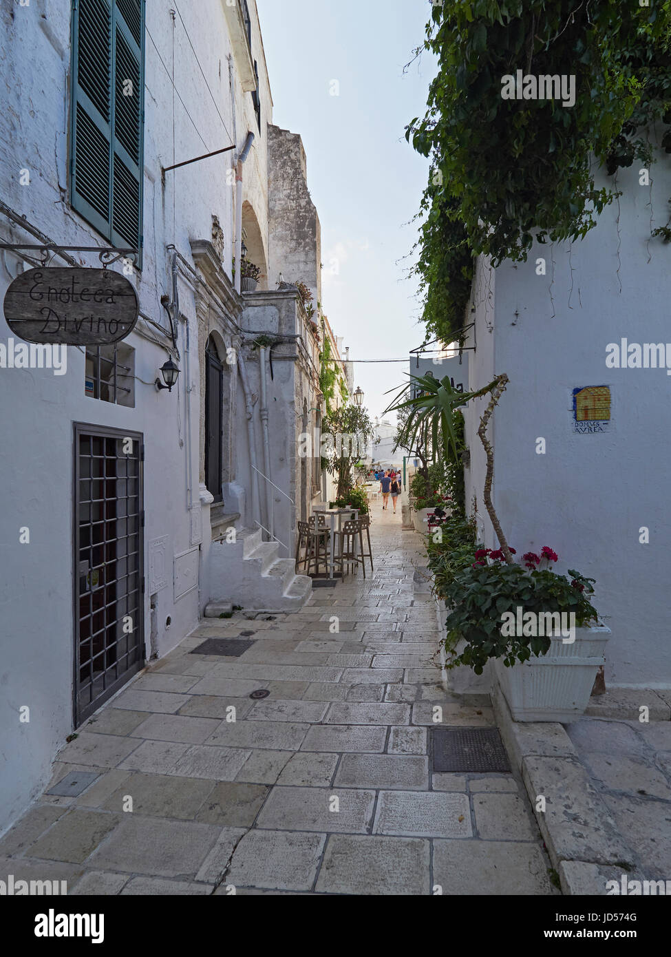 Ostuni, die weiße Stadt am Meer Apulien oder Apulien Italien ...