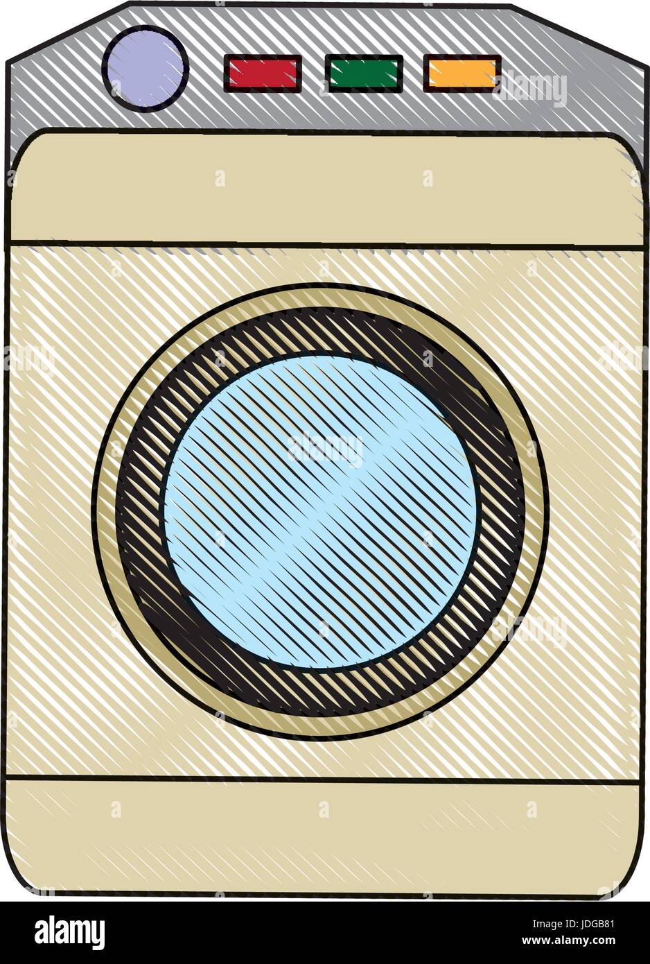 Waschmaschine Symbol Haushaltsgerät symbol Stock-Vektorgrafik - Alamy