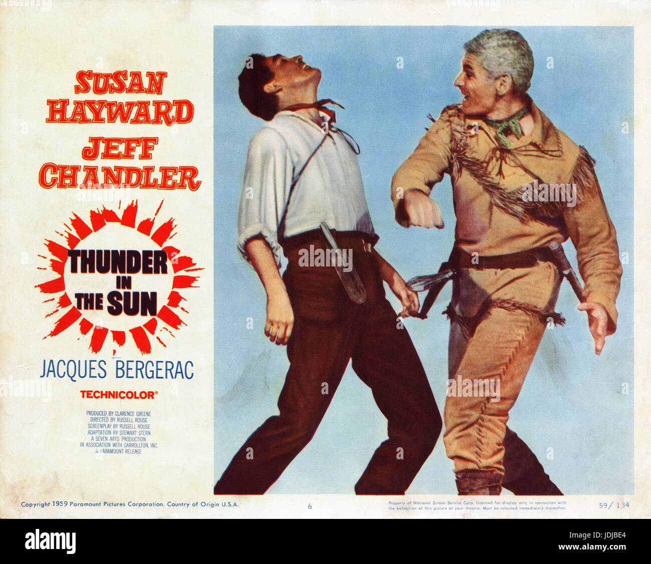 Donner In der Sonne, aka: Donner in der Sonne, USA 1959, Regie: Russell ...