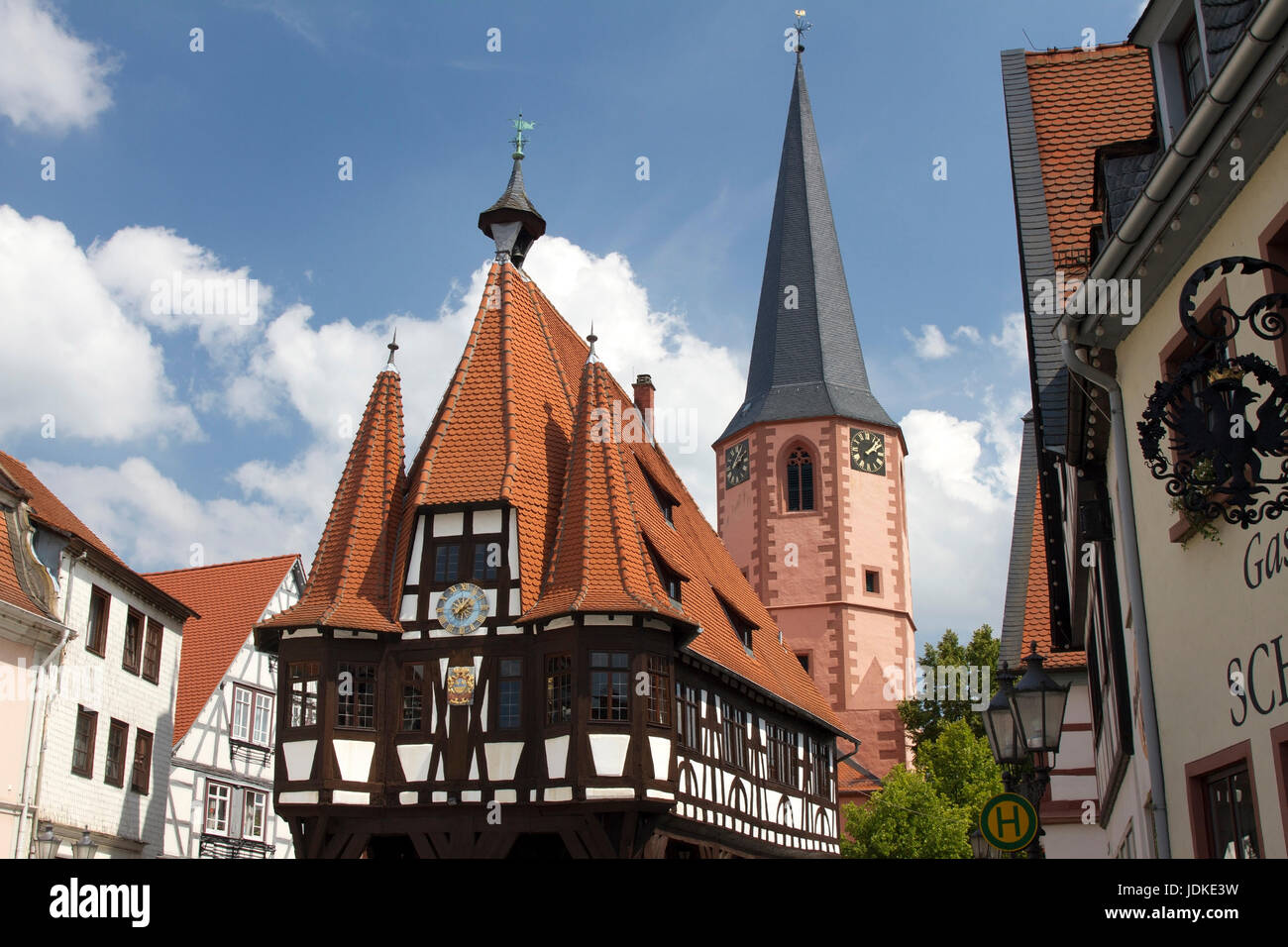 Deutschland, Hessen, Michel Stadt, Rathaus, Rathaus, Michelstadt ...