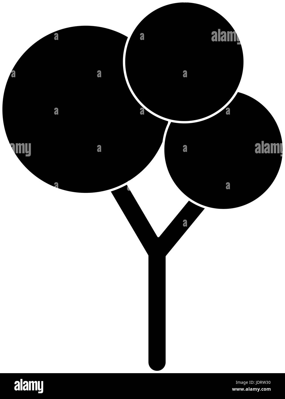 Natur Baum Symbol Symbol Vektor Grafik illustration Stock-Vektorgrafik ...