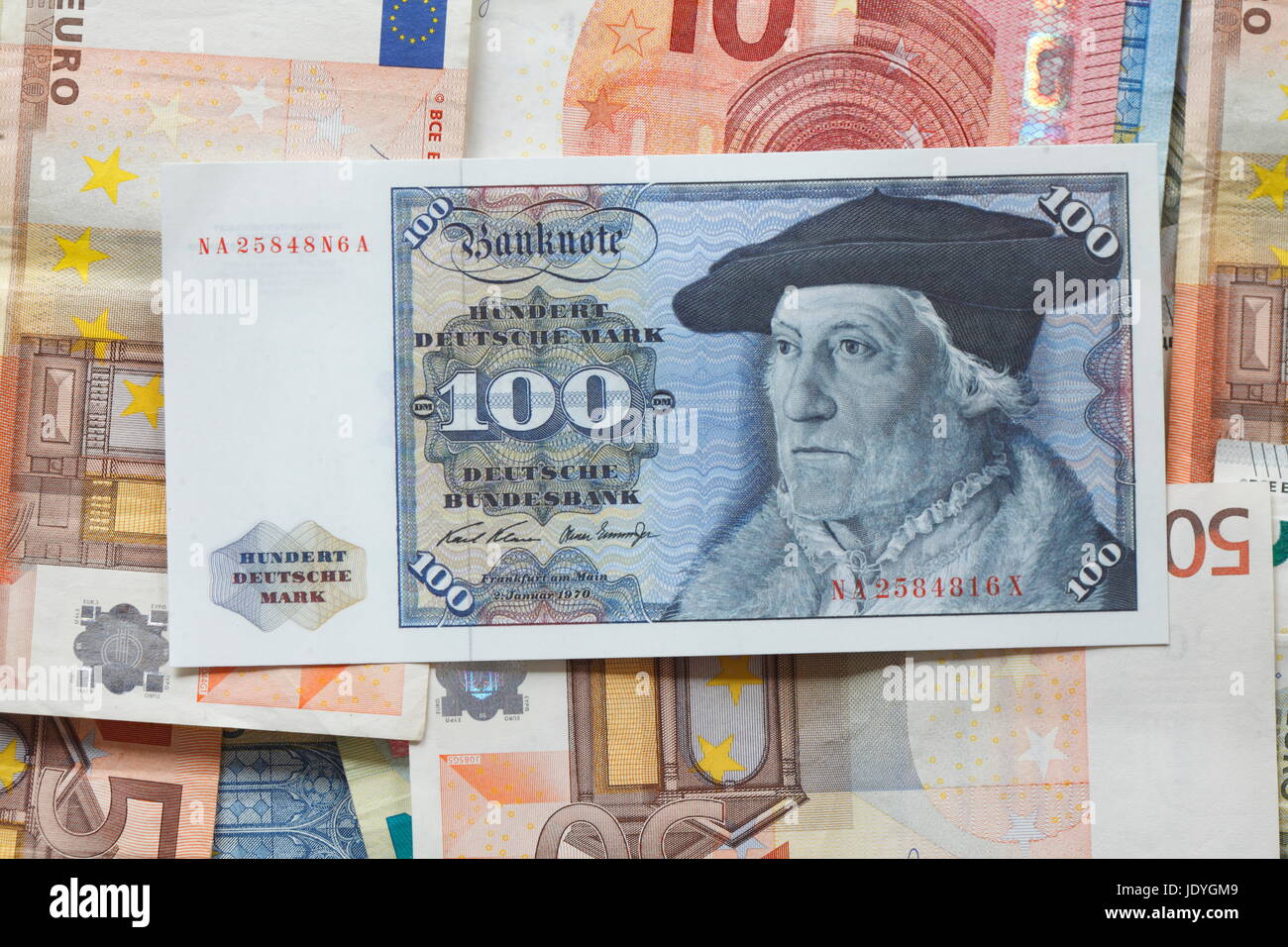 100 Euro Schein Alt Stockfotos und -bilder Kaufen - Alamy