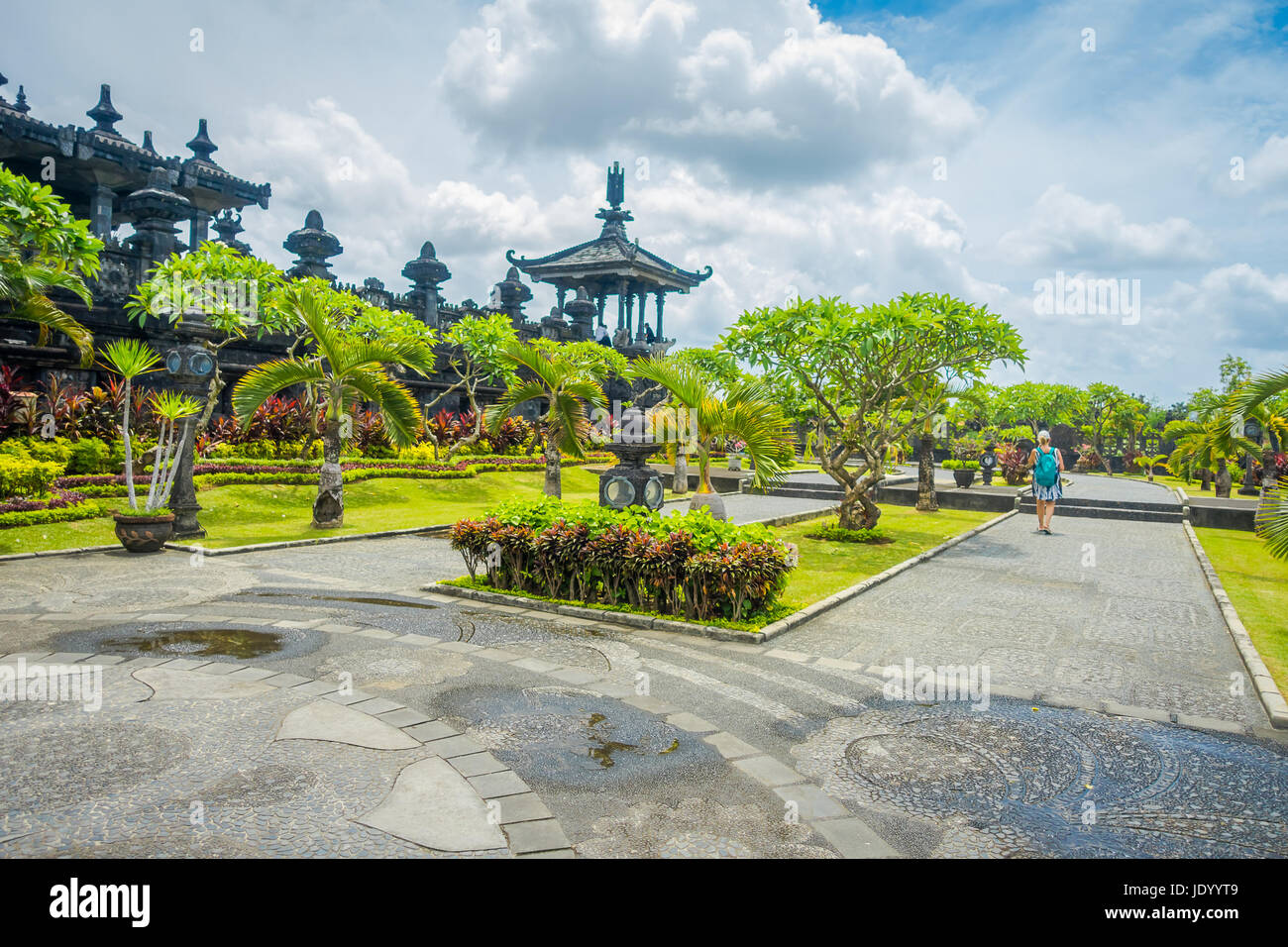 BALI, Indonesien - 8. März 2017: Panorama-Landschaft traditionelle ...