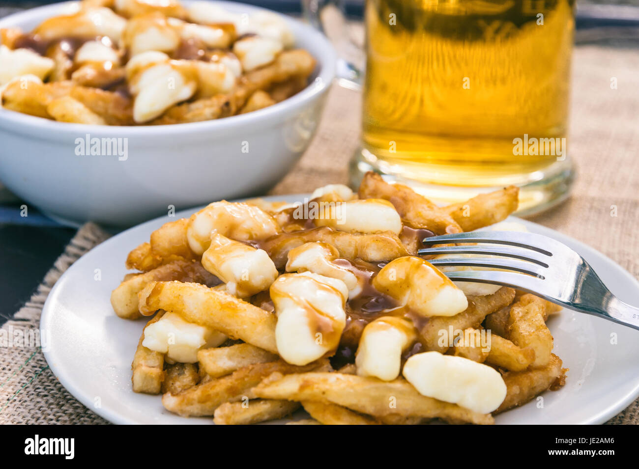 Poutine Food Montreal Canada Stockfotos & Poutine Food Montreal Canada ...