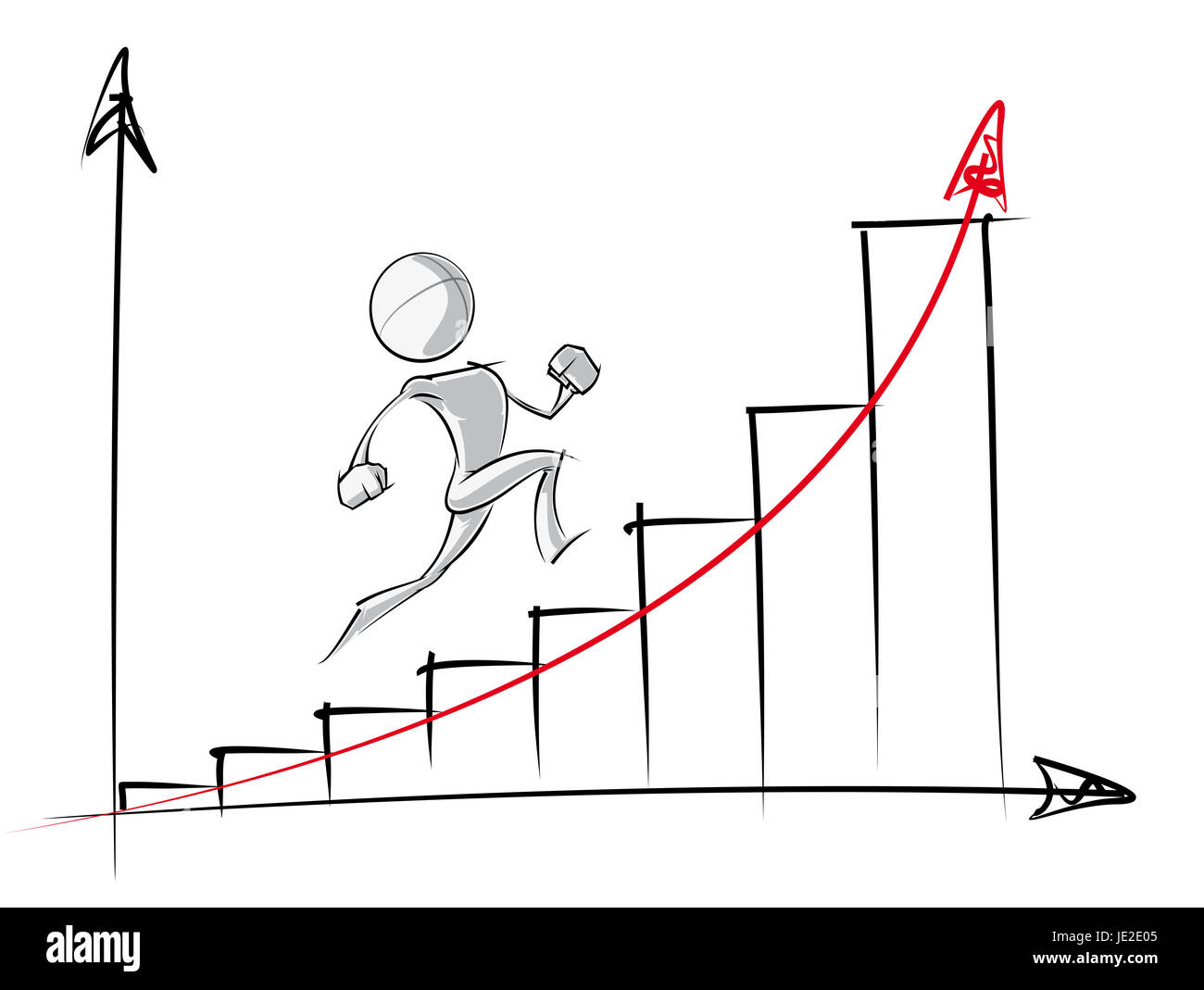 Exponential growth chart -Fotos und -Bildmaterial in hoher Auflösung ...