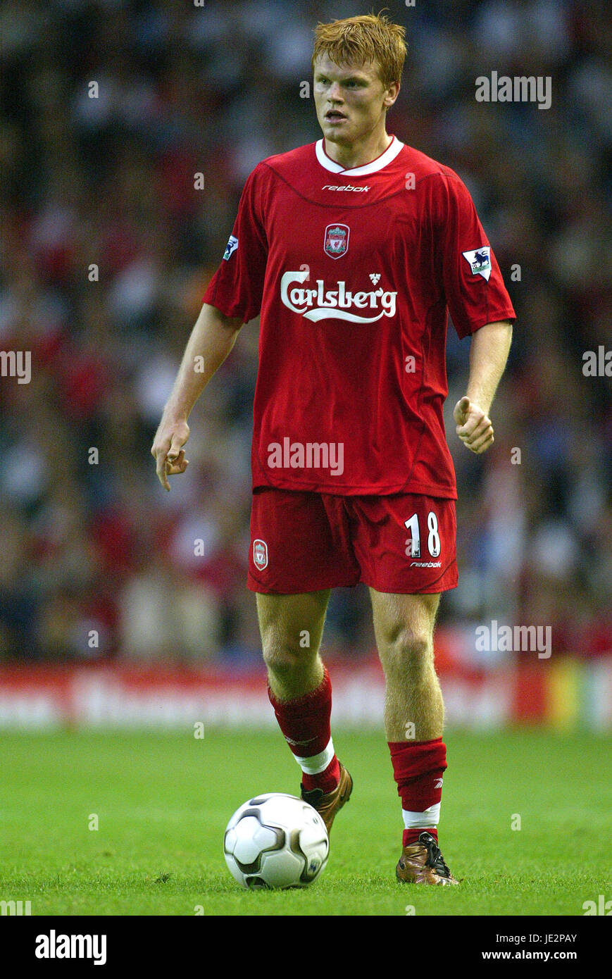 JOHN ARNE RIISE LIVERPOOL FC Anfield Road LIVERPOOL 30. Juli 2002 ...