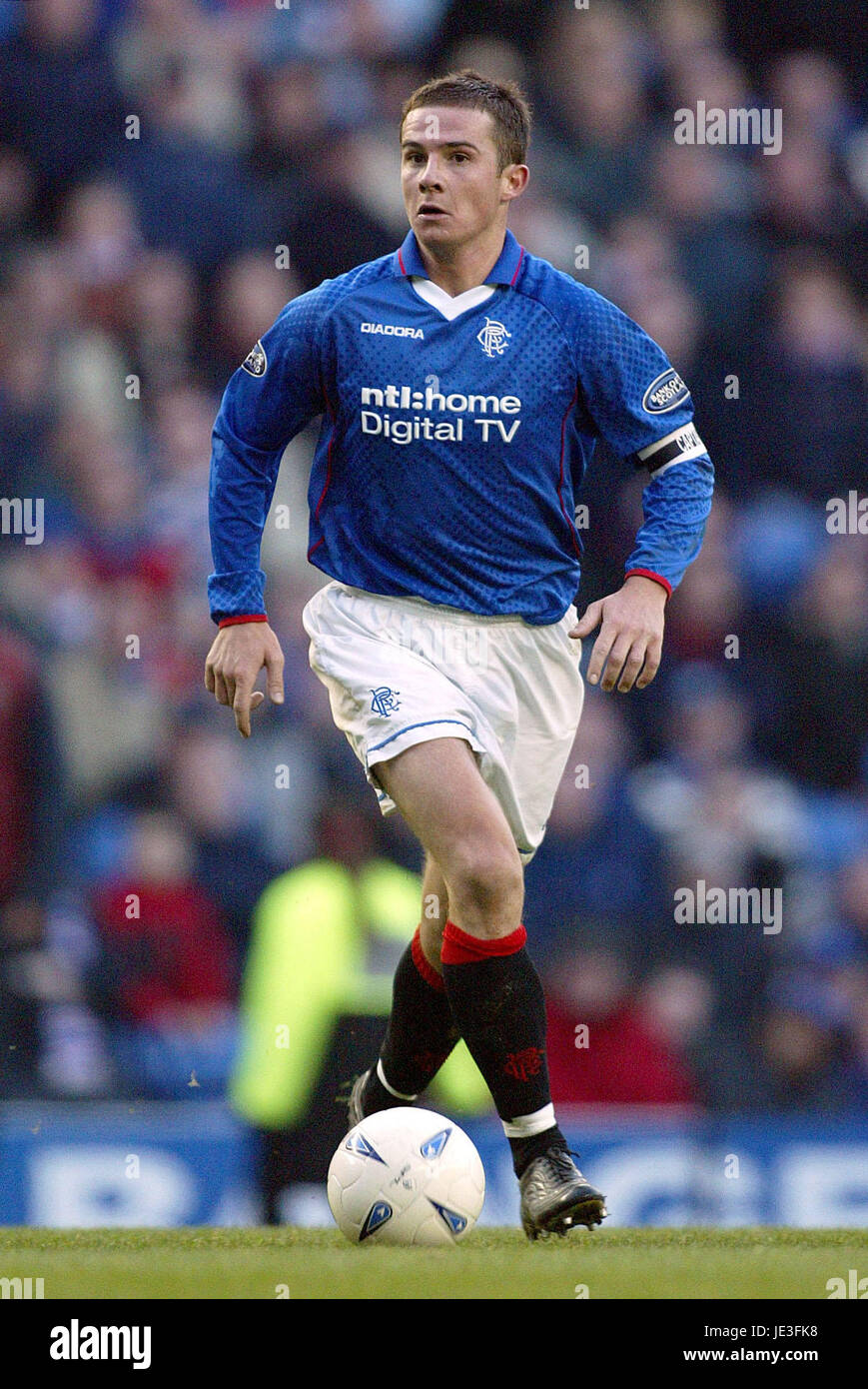 BARRY FERGUSON GLASGOW RANGERS FC IBROX GLASGOW 15. Februar 2003 ...