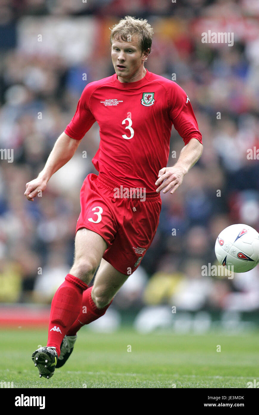 BEN THATCHER WALES & MANCHESTER CITY FC OLD TRAFFORD MANCHESTER ENGLAND ...