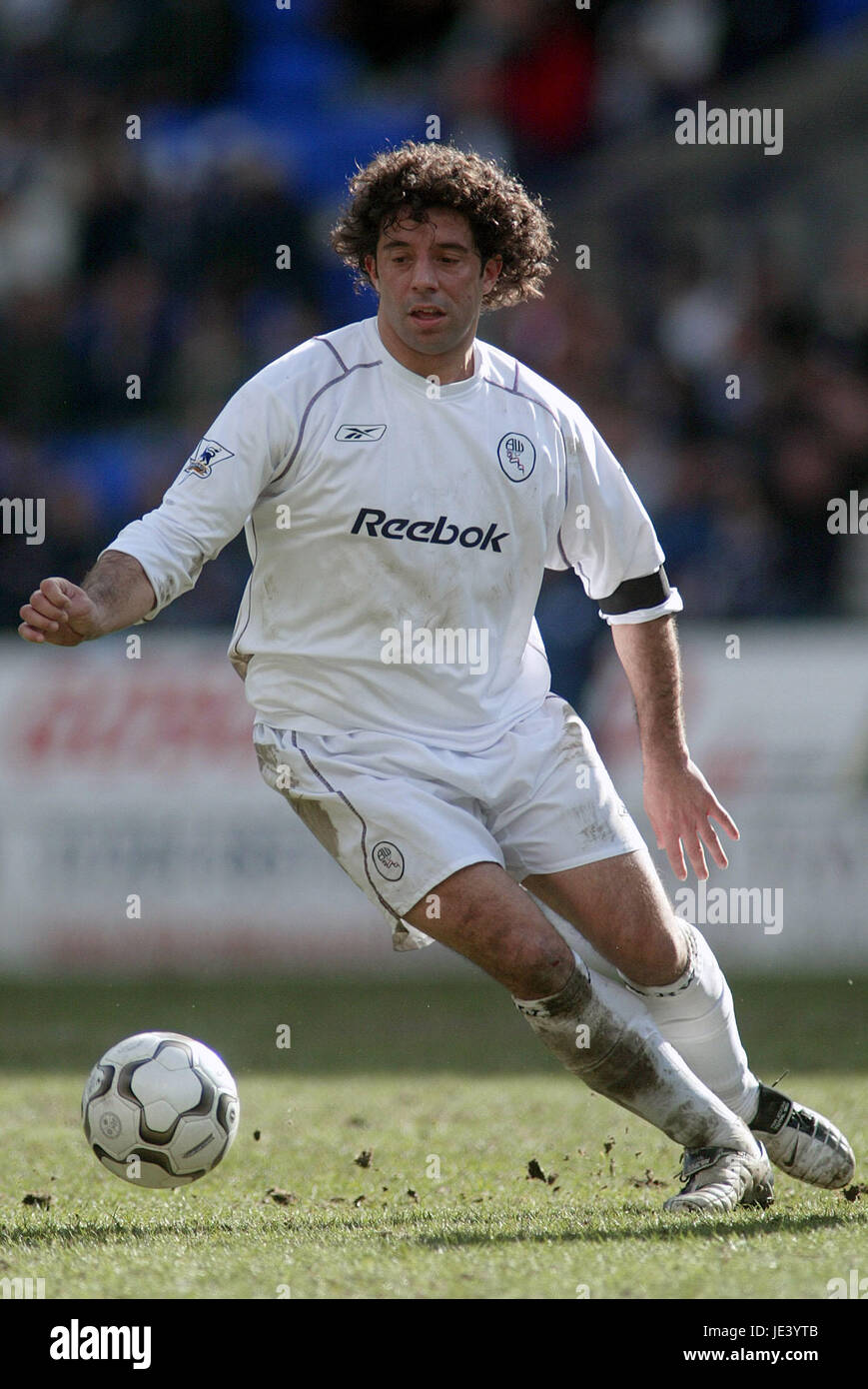IVAN CAMPO BOLTON WANDERERS FC REEBOK STADIUM BOLTON ENGLAND 13. März ...