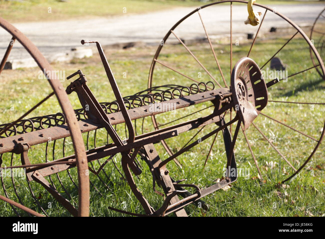 Alte Farm Grubber Stockfotografie - Alamy