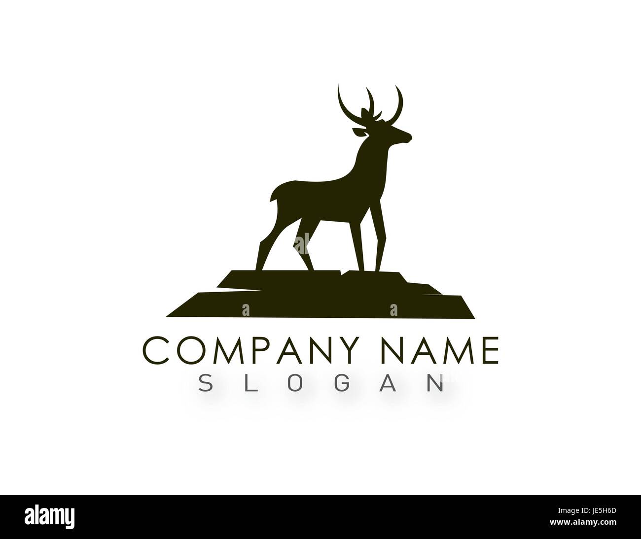 Hirsch logo Ausgeschnittene Stockfotos und -bilder - Alamy