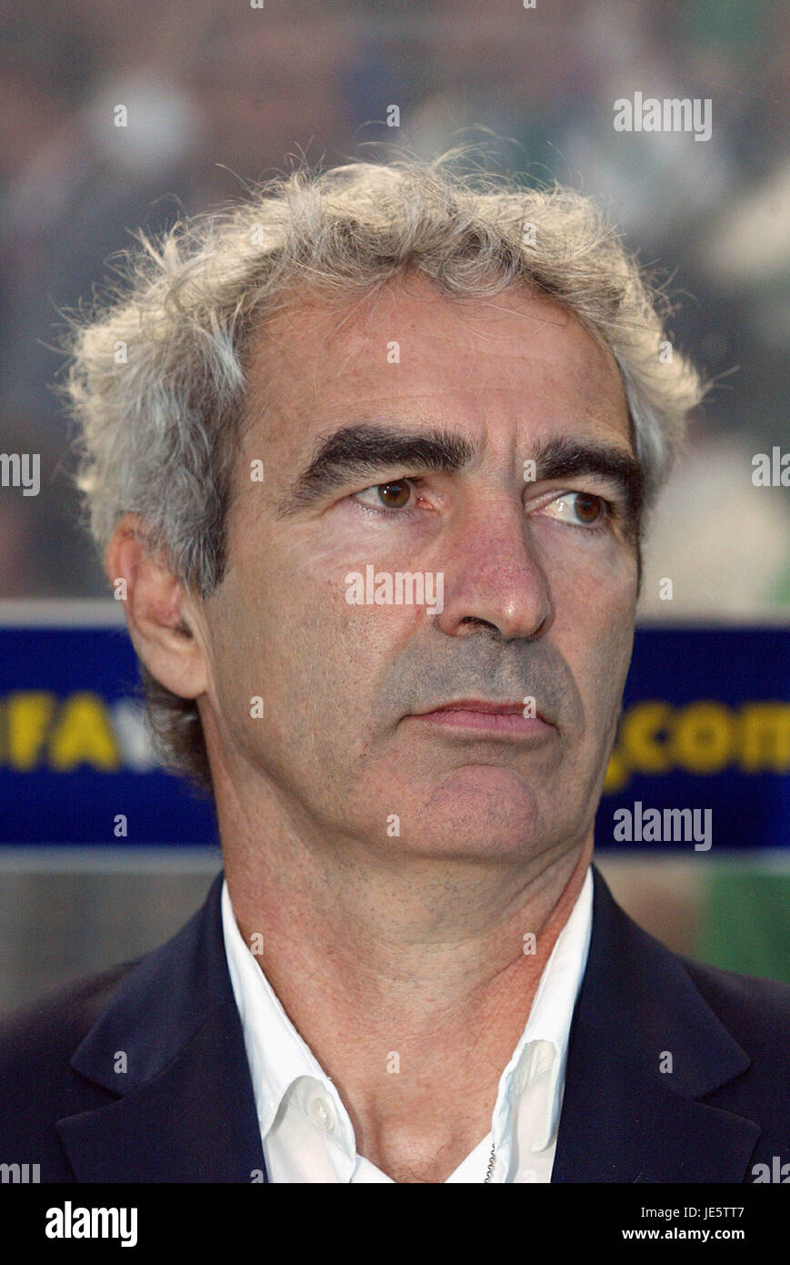 RAYMOND DOMENECH Frankreich FUßBALLTRAINER LANSDOWNE ROAD DUBLIN 7 ...