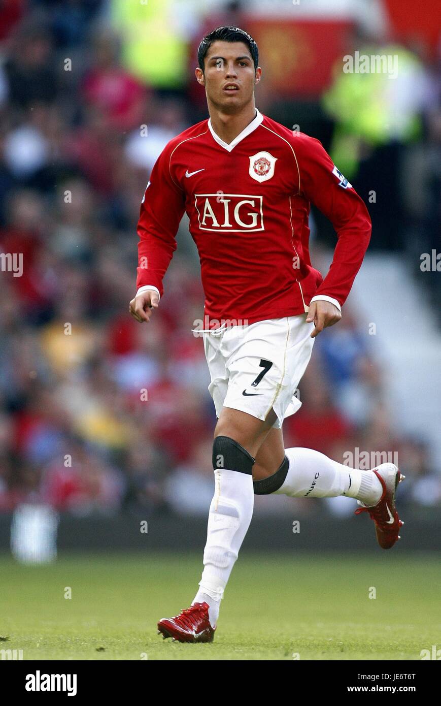 CRISTIANO RONALDO MANCHESTER UNITED FC OLD TRAFFORD MANCHESTER ENGLAND ...