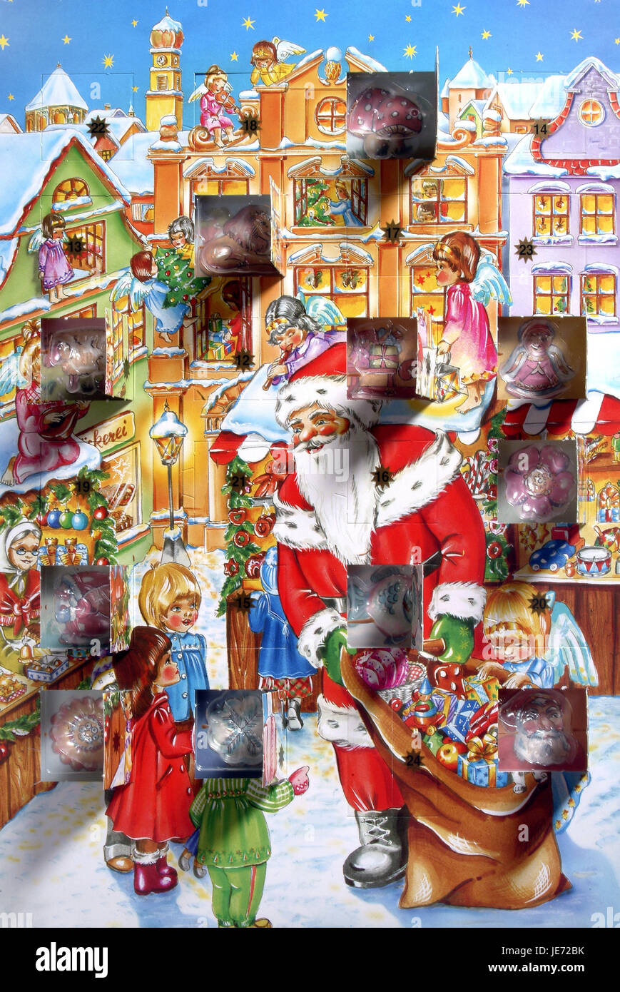 Advent calendar window -Fotos und -Bildmaterial in hoher Auflösung – Alamy