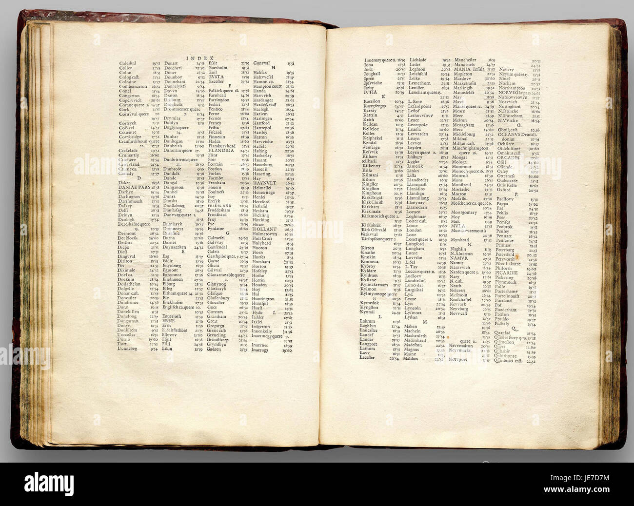 Der „Atlas Cosmographicae“ von Gerardus Mercator, der 1582 veröffentlicht wurde, ist ein ...