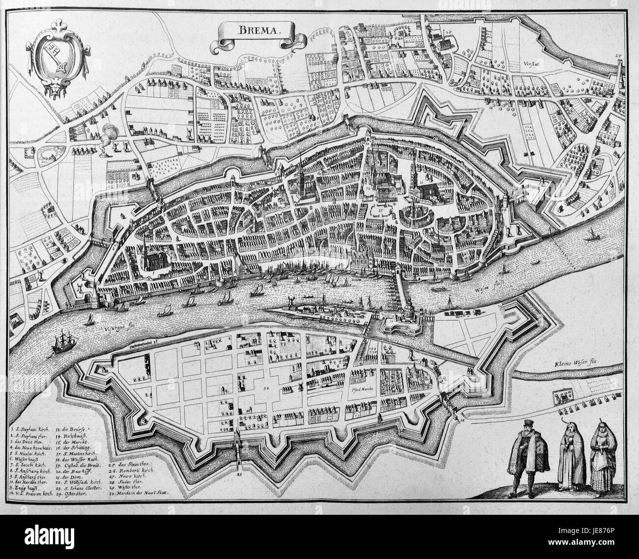 Mappa di brema -Fotos und -Bildmaterial in hoher Auflösung – Alamy