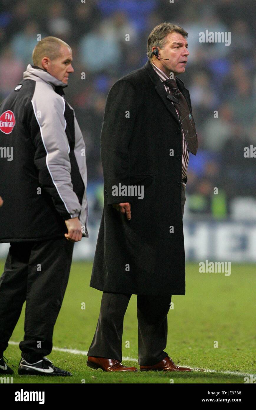 SAM ALLARDYCE BOLTON WANDERERS FC MANAGER REEBOK STADIUM BOLTON ENGLAND ...