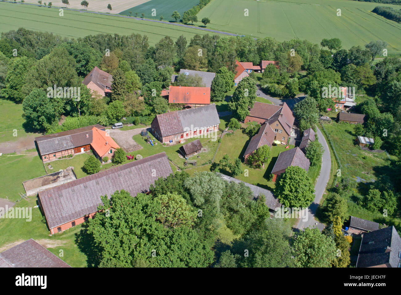 Wendland aerial view -Fotos und -Bildmaterial in hoher Auflösung – Alamy