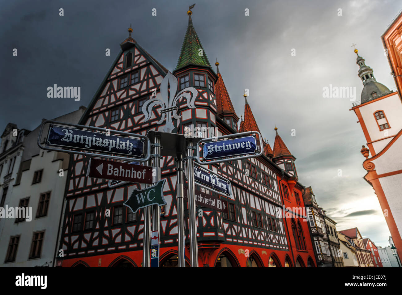 Historisches fachwerkhaus im barockviertel -Fotos und -Bildmaterial in ...
