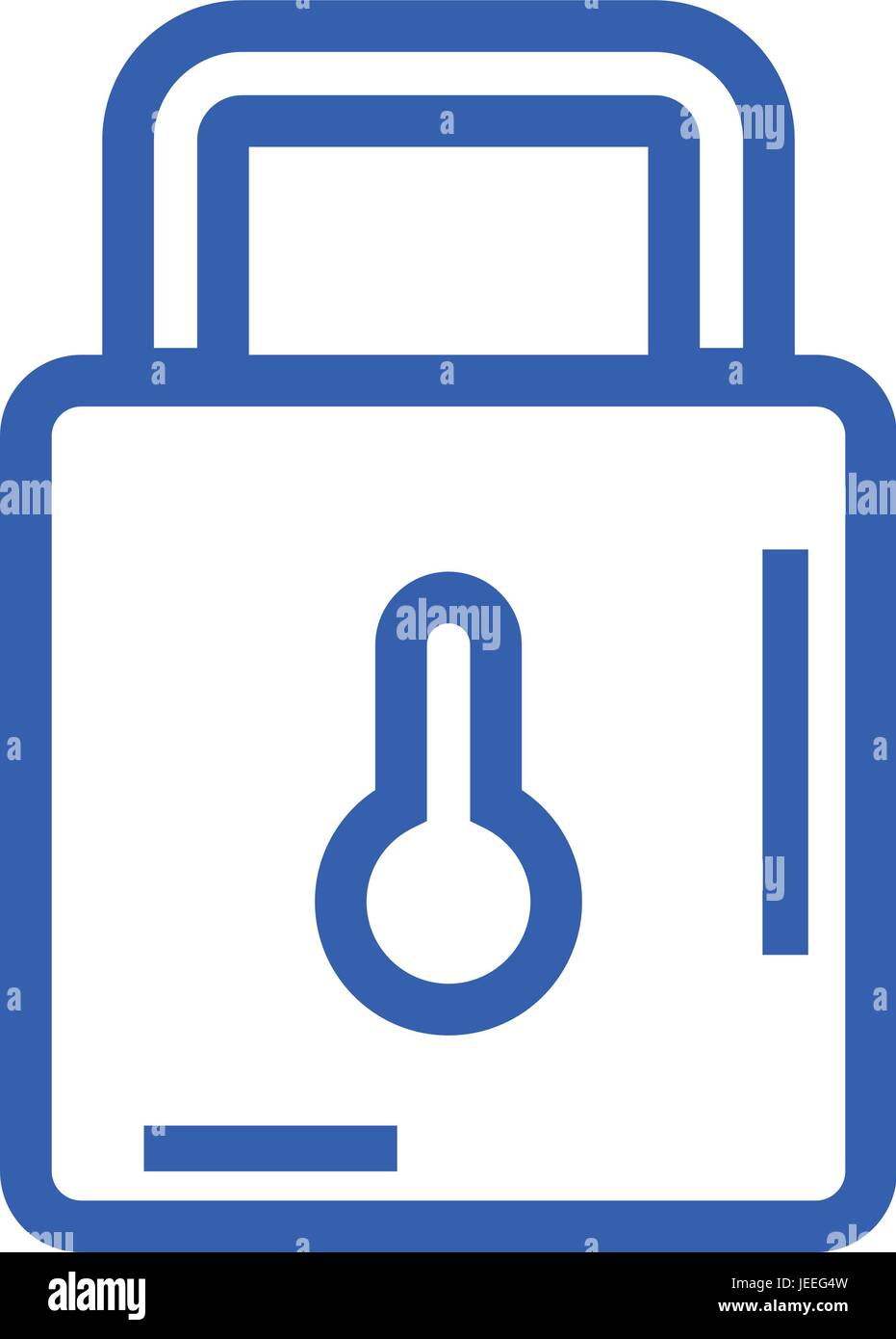 Sicherheit Sperre gesperrt Symbol Abbildung Design Vektorgrafik Stock ...