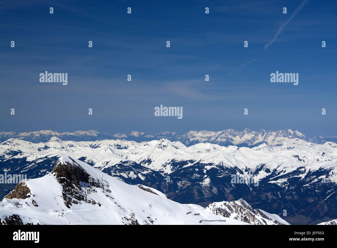 Alpenpanorama, Österreich, Alpenpanorama, Österreich Stockfotografie ...