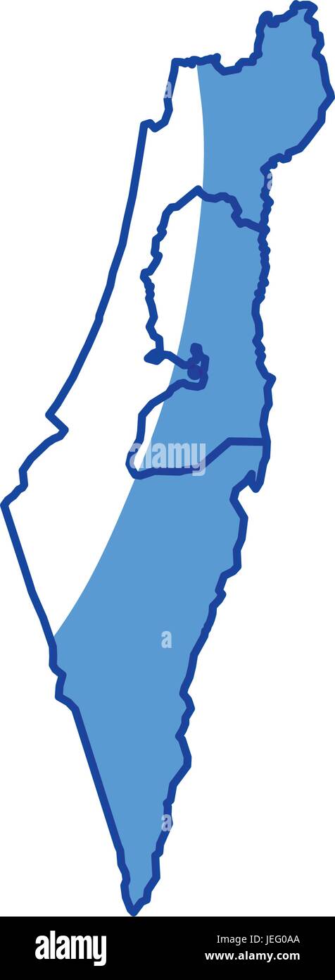 Israel Landkarte Stock-Vektorgrafiken kaufen - Alamy