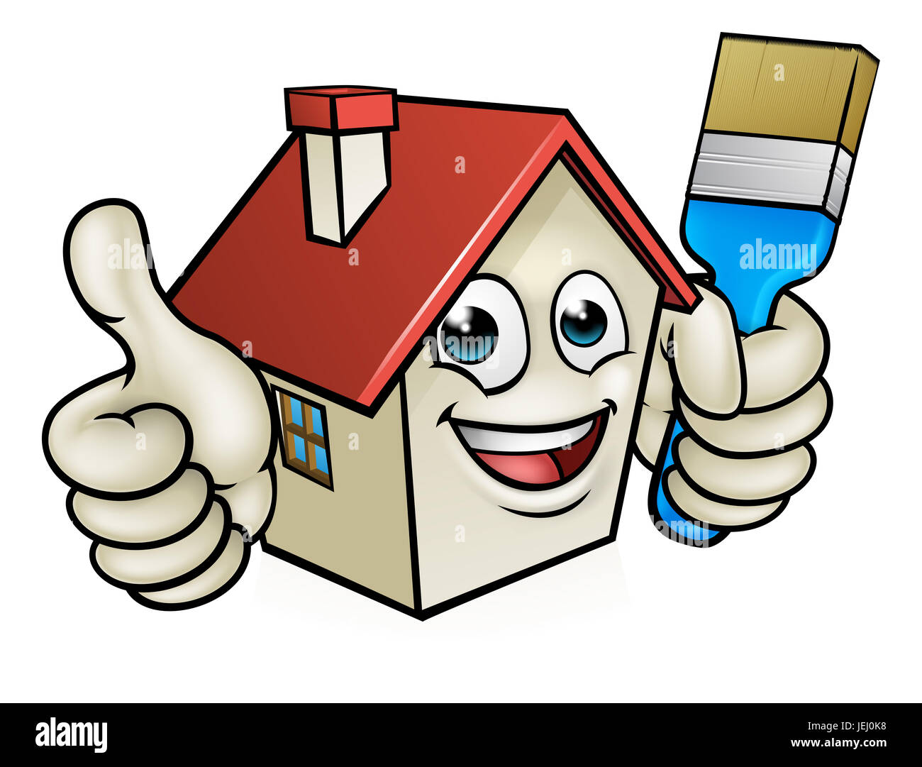 Cartoon illustration man cleaning up -Fotos und -Bildmaterial in hoher ...