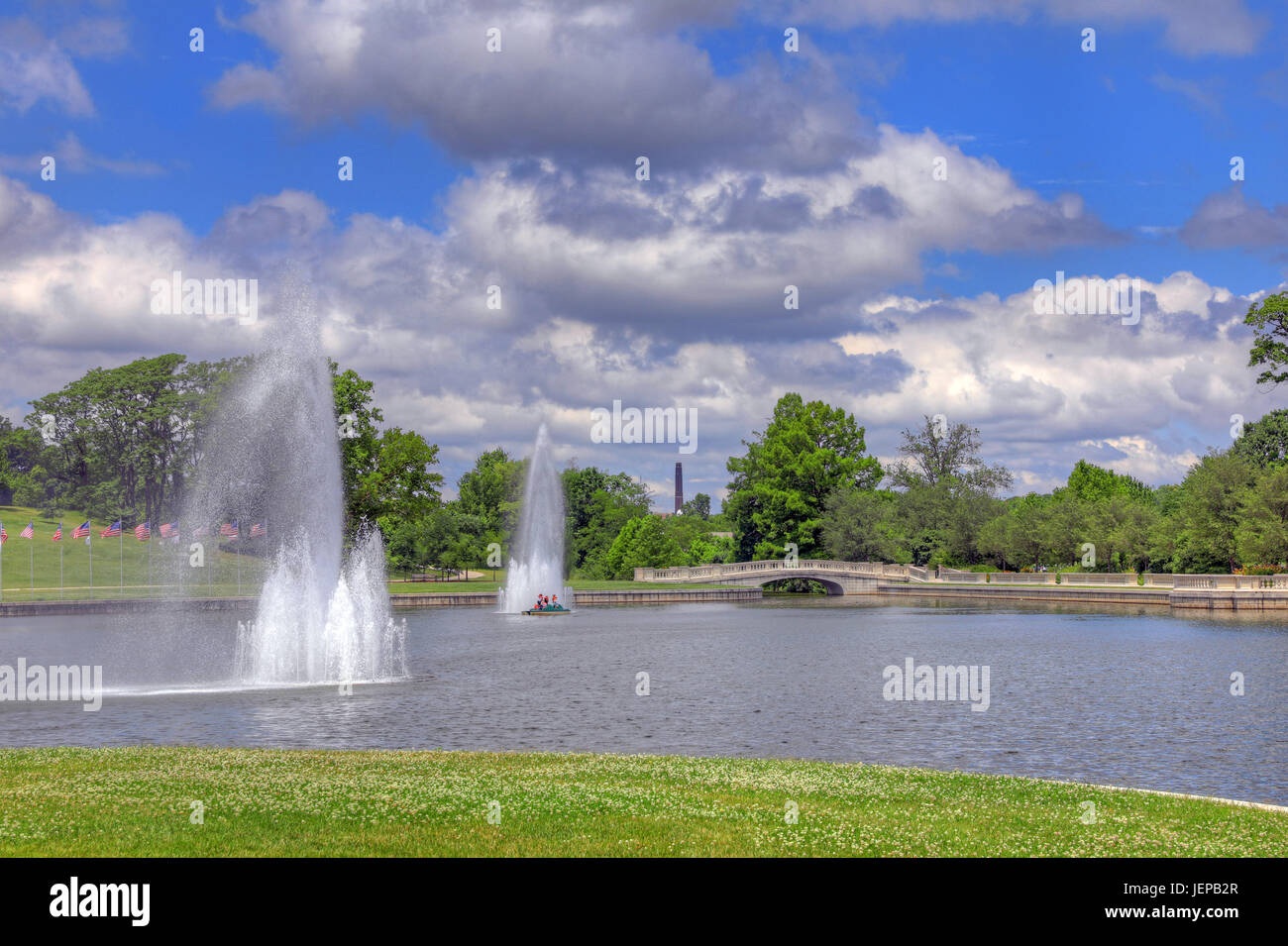 Forest Park in St. Louis, Missouri Stockfotografie - Alamy