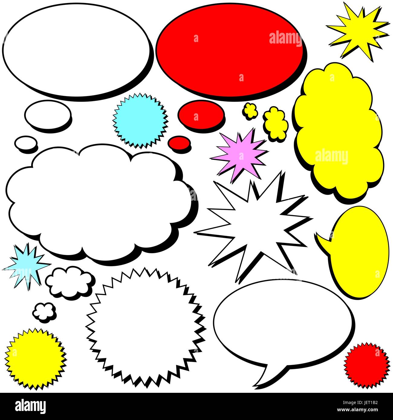 Comic, Wolke, Illustration, Fleck, Flecken, Vektorgrafiken, Fleck, Blob ...