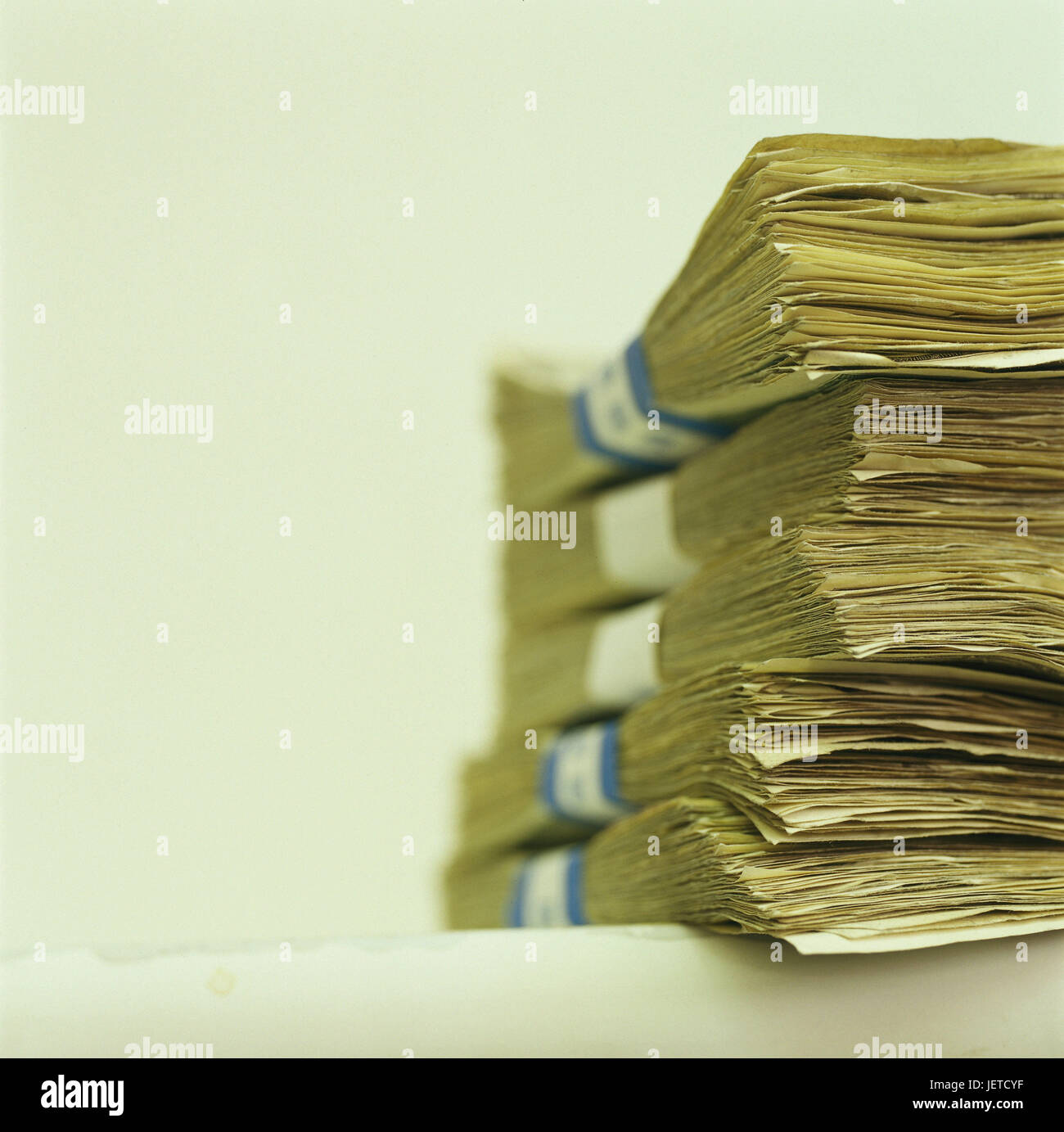 Banknoten, gebündelt, gestapelt, Detail, Details, Geld, Banknoten ...