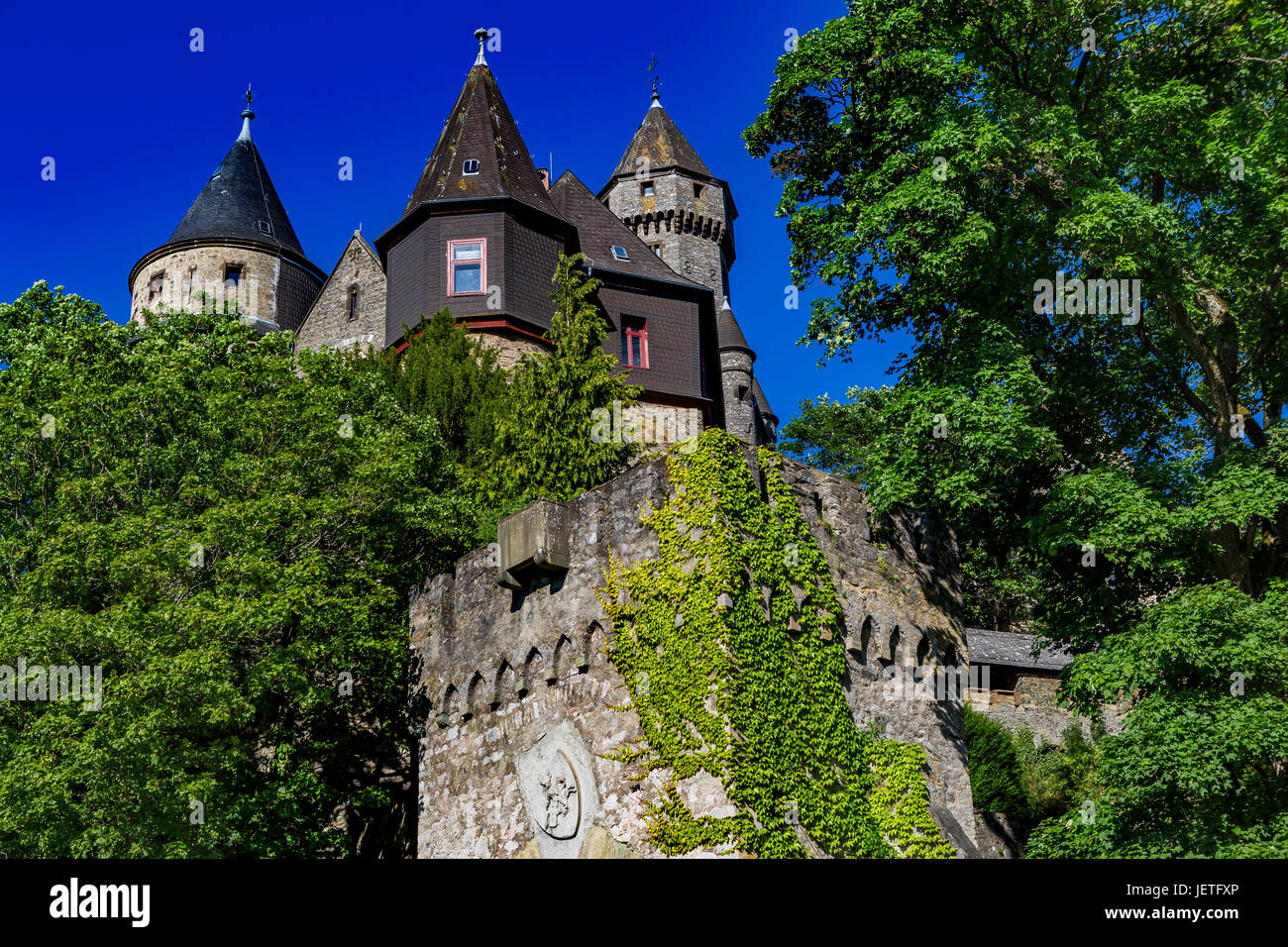 Schloss Braunfels aka Schloss Braunfels, Braunfels, Hessen, Deutschland ...