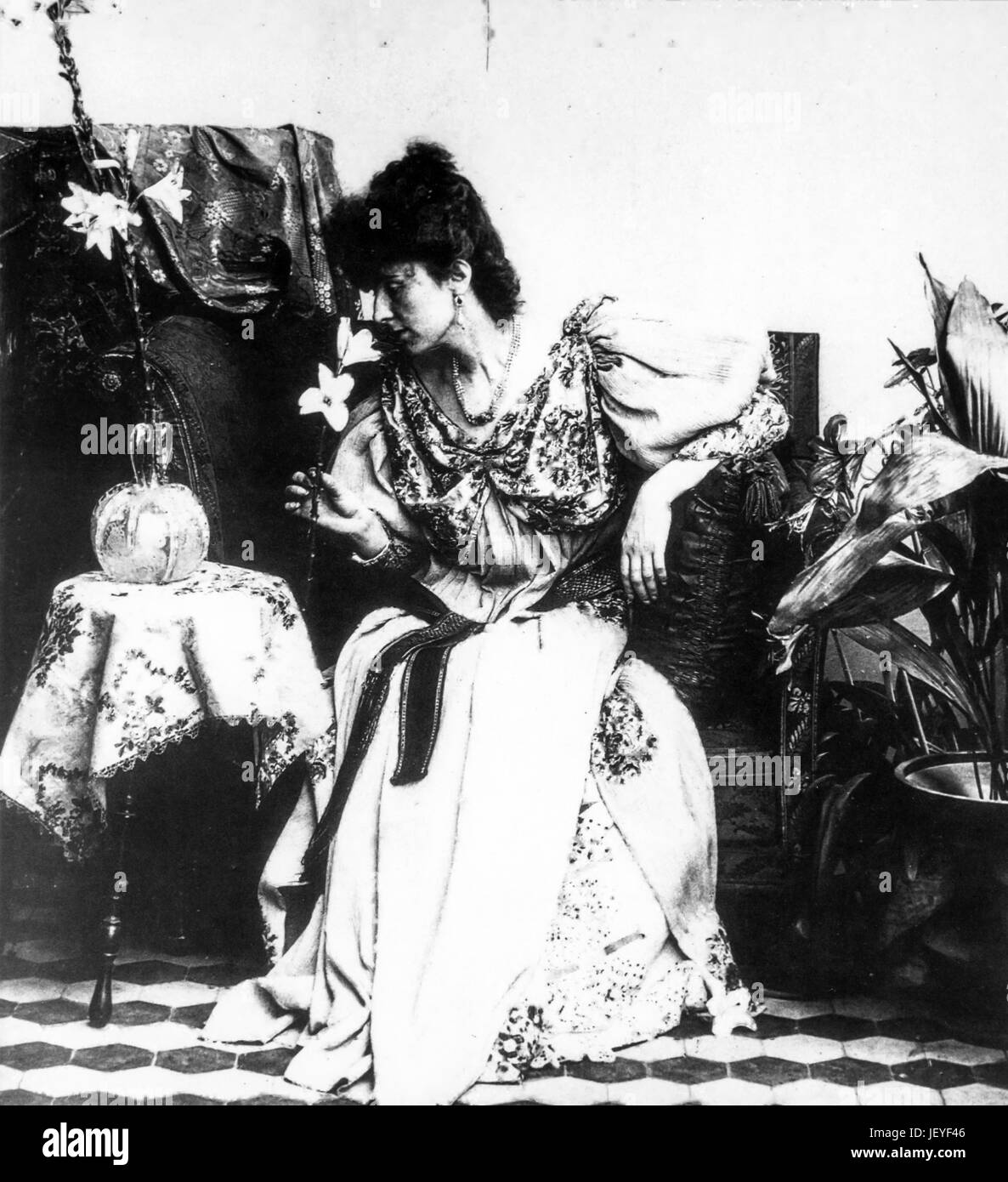 Maria Hardouin d ' Annunzio, Frau Gabriele D'annunzio Stockfotografie ...